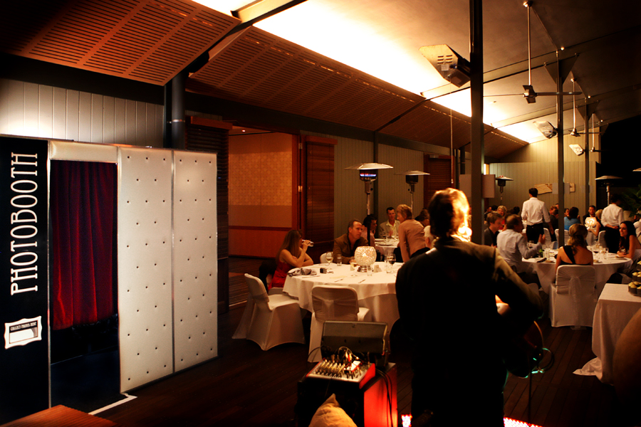 boothing at byron. - In the Booth