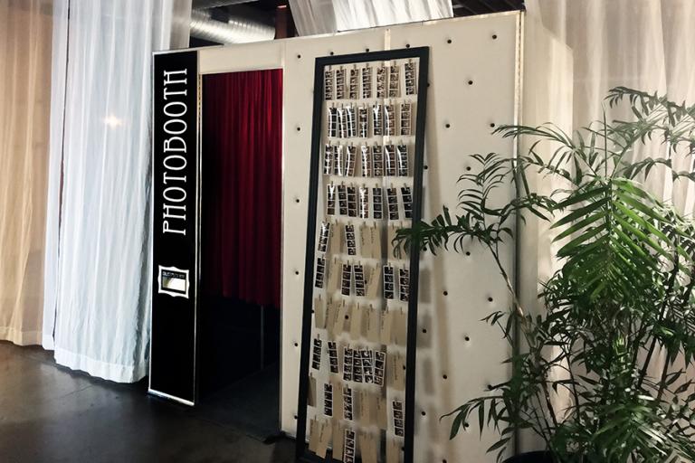 Photo Booth Prints Displayed to Perfection - In the Booth